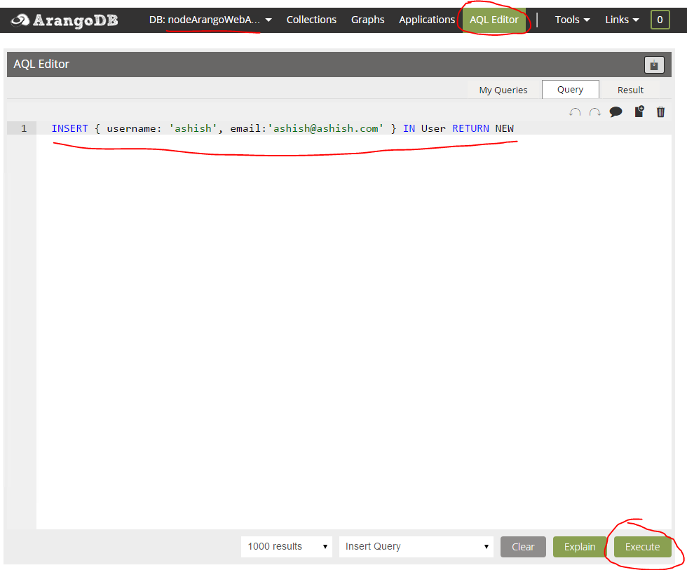 Getting Started With Arangodb Using Nodejs Nodejs Ejs Arangojs Ashishs Blog